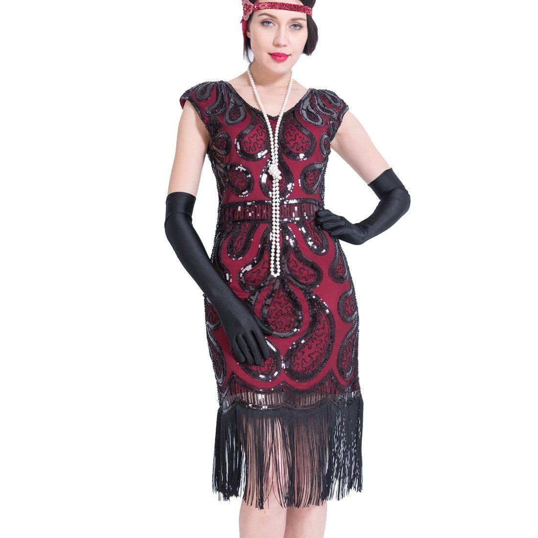 Great Gatsby Faux Pearl Pendant Necklace 1920s Jewelry|JaosWish ...